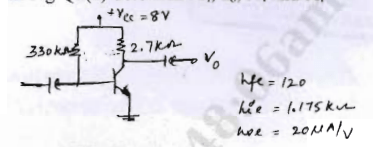 Analog Electronic Circuits Previous year solved Question Paper