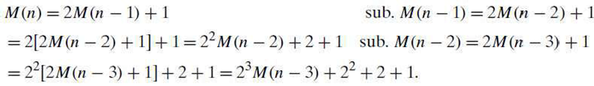 Write Tower Of Hanoi Algorithm And Steps For Analysis Of Recursive Algorithm Show The Analysis