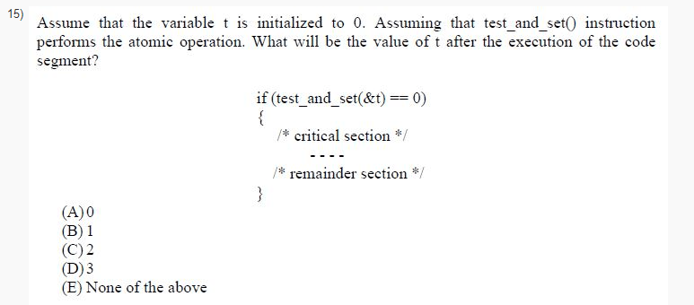 Operating System Fundamentals NPTEL Assignment Answers of Week 7 (2023) Operating System Fundamentals NPTEL Assignment Answers of Week 7 (2023)